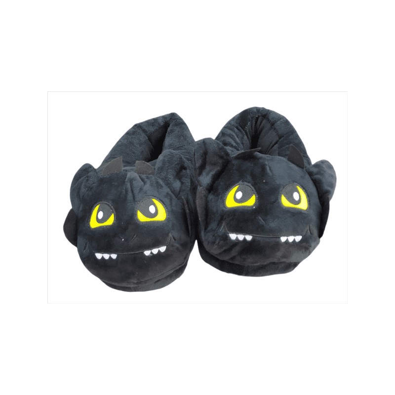 black dragon slippers
