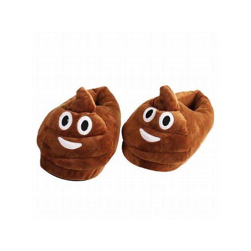 Poo Emoji slippers